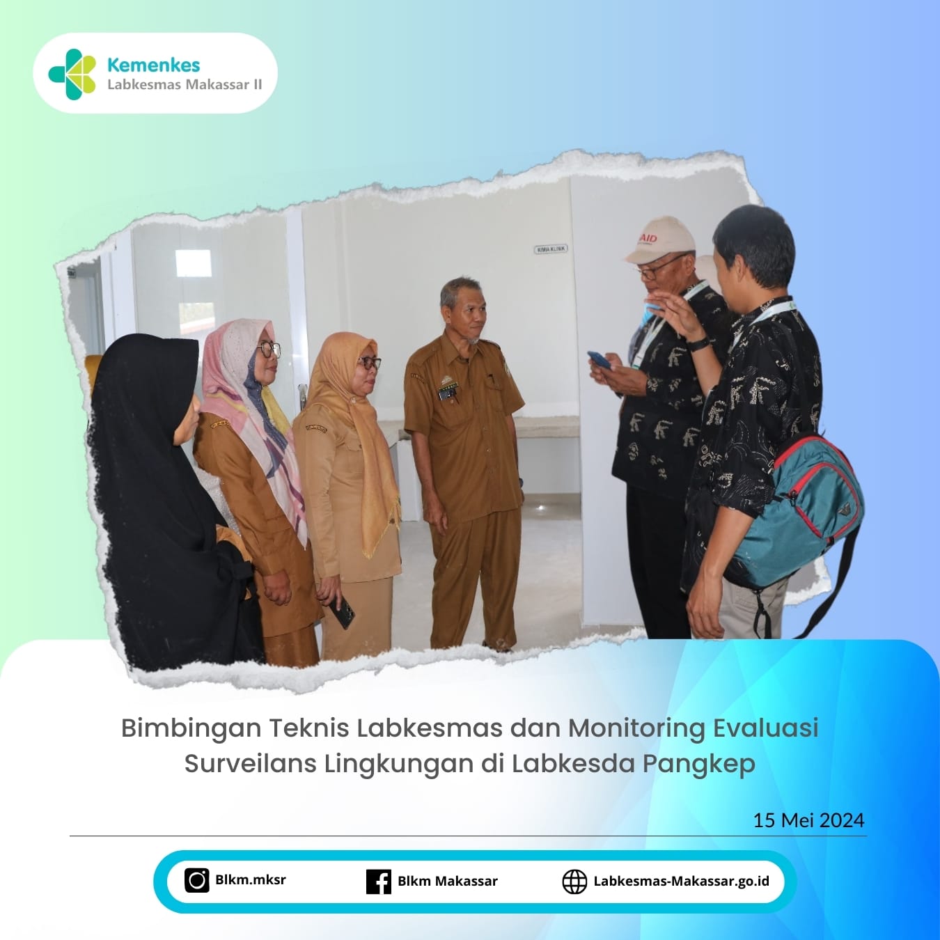 Balai Labkesmas Makassar melakukan Bimbingan Teknis ke Laboratorium ...